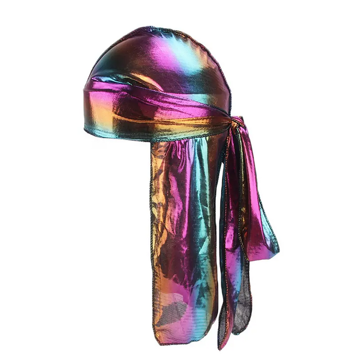 Multicoloured Holographic Durag | Rainbow Durag | OZ Durag